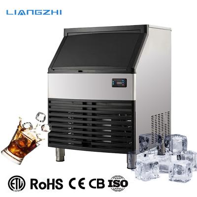 China 90KG Daily Ice Production Press Type Crystal Ice Cube Maker for Sri Lanka Market for sale