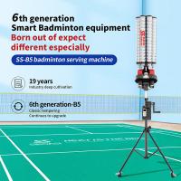 China SIBOASI B5 Badminton Shuttlecock Feeder Machine Smart Badminton Shooting Machine for Training for sale