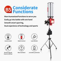 China SIBOASI B5 Badminton Shuttlecock Feeder Machine Smart Badminton Shooting Machine for Training for sale