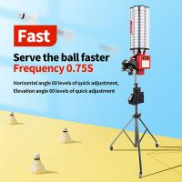 China SIBOASI B5 Badminton Shuttlecock Feeder Machine Smart Badminton Shooting Machine for Training for sale
