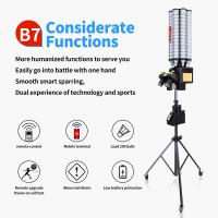 China SIBOASI B7 Badminton Shuttlecock Feeder Machine Smart Badminton Shooting Machine for Training for sale
