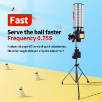 China SIBOASI B7 Badminton Shuttlecock Feeder Machine Smart Badminton Shooting Machine for Training for sale