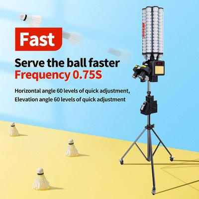 China SIBOASI B7 Badminton Shuttlecock Feeder Machine Smart Badminton Shooting Machine for Training for sale
