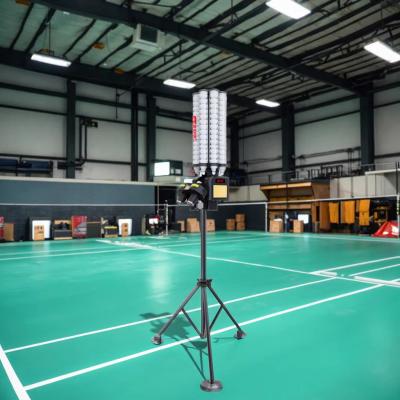 China 2025 SIBOASI B3 Badminton Shuttlecock Feeder Machine Smart Badminton Shooting Machine for Training for sale