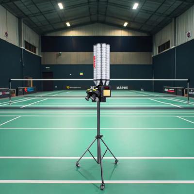 China Hot SIBOASI B3 Badminton Shuttlecock Feeder Machine Smart Badminton Shooting Machine for Training for sale