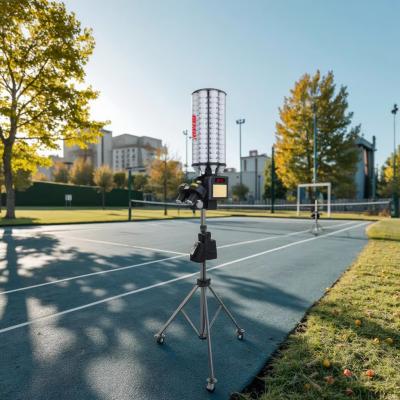 China New SIBOASI B5 Badminton Shuttlecock Feeder Machine Smart Badminton Shooting Machine for Training for sale