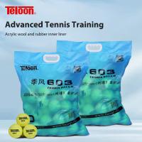 China Hot Sale Wholesale Tennis 60 Pcs Training Tennis Balls High Elastic Resistant Rubber Sports Racket Padel Ball for sale