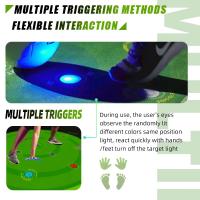 China Soccer Reaction Training Mat for Kids Multiple Trigger Lamp Training Mat for Football Practice and Home Practice for sale