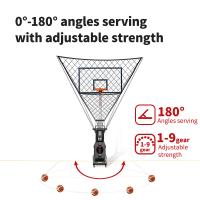 China Hot Sale SIBOASI K2 Multiple Angle Trainer Smart APP & Remote Control Automatic Basketball Shooting Throwing Machine Professional Training for sale