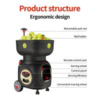 China SIBOASI T5 APP Control Mini Shooting Tennis Machine Ball for Training for sale