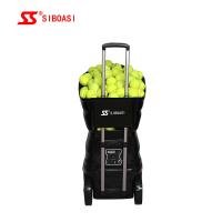 China S4015 Tennis Feeder Machine With LCD Screen Double Ball Divider for sale