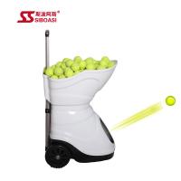 China Electronic Tennis Ball Feeding Machine With Internal Lithium Battery For Training for sale