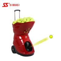 China 150 Ball Capacity Tennis Ball Machine , REACH Approved Tennis Robot Ball Machine for sale