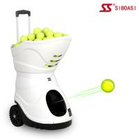 China 120W Smart Tennis Ball Machine Server Random Function Remote Control for sale