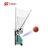 China Smart Sports Equipment Basketball Shooter Machine With 3 Balls Capacity For Training for sale