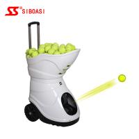 China LCD Remote Control Tennis Machine Ball Thrower For All Level Players 150W for sale