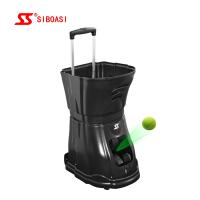 China Portable Tennis Ball Training Machine Ball Frequency 1.8-8seconds LCD Display for sale