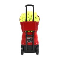 China Red Black Color Tennis Ball Shooting Machine Support 160 Pcs Balls Capacity For Practice Training for sale