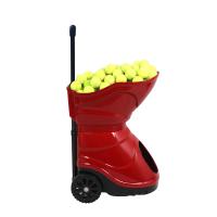 China Red Black Color Tennis Ball Shooting Machine Support 160 Pcs Balls Capacity For Practice Training for sale