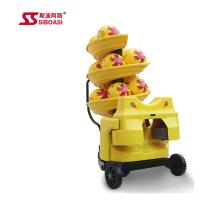 China Inclination Angle Adjustable Soccer Football Snapping Machine Self feeding for sale