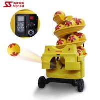China Inclination Angle Adjustable Soccer Football Snapping Machine Self feeding for sale