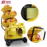 China Inclination Angle Adjustable Soccer Football Snapping Machine Self feeding for sale