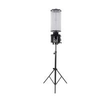 China 200 Balls Capacity Badminton Shooting Machine Feeder 33 Degrees Remote Control for sale