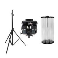 China 200 Balls Capacity Badminton Shooting Machine Feeder 33 Degrees Remote Control for sale