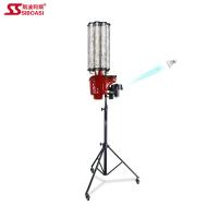 China Steel Material Badminton Machine Training Feeding Remote Controller H7 Model for sale