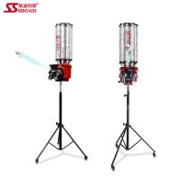 China Steel Material Badminton Machine Training Feeding Remote Controller H7 Model for sale