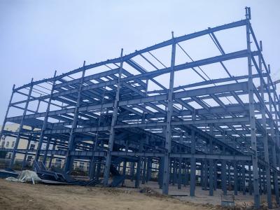 China Large Span Prefabricated Steel Commercial Buildings High Strength Industrial Building Architecture for sale