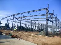 China Warehouse Logistics Custom Steel Frame Building Q355B Steel Commercial Building for sale