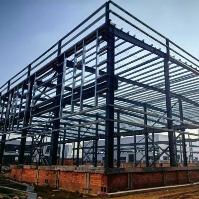 China Anti Corrosion Commercial Steel Frame Building Strong Strength Industrial Metal Buildings Durable for sale