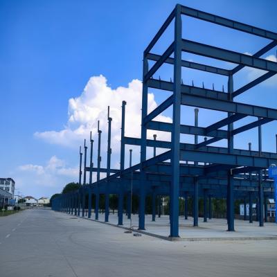 China Sturdy Commercial Steel Building Customizable Steel Structure Office Building for sale