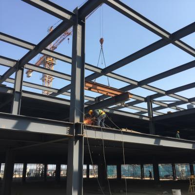 China Versatile Steel Frame Office Buildings Modern Steel Frame Building Commercial for sale