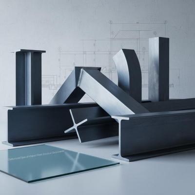 China Customized Steel Structural Components Special Shaped Metal Building Framing Components for sale