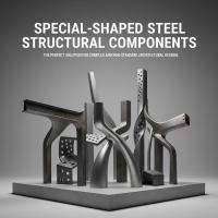 China Special Shaped Steel Structural Components Versatile Steel Frame Components Durable for sale