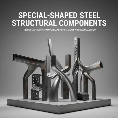 China Special Shaped Steel Structural Components Versatile Steel Frame Components Durable for sale