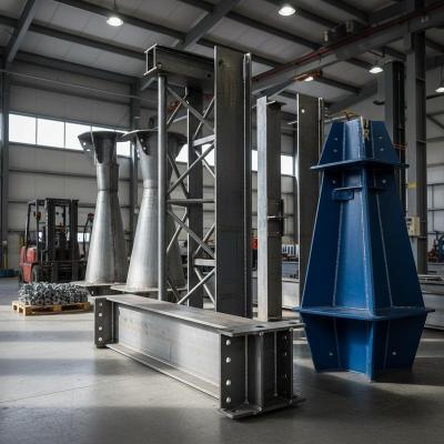 China Non Standard Steel Structural Elements Customized Steel Building Frame Components For Industrial for sale