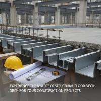 China Thermal Insulation Structural Floor Deck Versatile Composite Metal Floor Decking Fireproof for sale