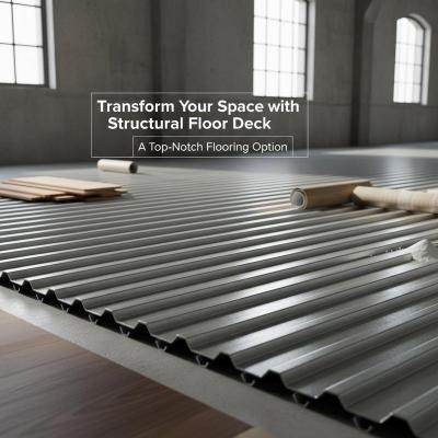 China Corrosion Resistant Structural Floor Deck Fireproof Steel Floor Deck for sale