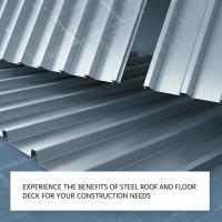 China Fireproof Steel Roof Deck Corrosion Resistant Moisture Resistant Corrugated Steel Floor Decking for sale