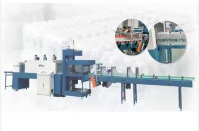 China Beer Can Mineral Water Bottle PE Film Shrink Wrapping Machine for sale
