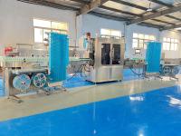 China Double Head Linear Shrink Sleeve Labeling Machine for Cosmetic Shampoo Bottle for sale