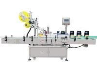 China Semi-Automatic Labeling Machine for Beverage Food Cosmetics Wine Bottle Sticker Label Small Manual Labeling Machine for sale