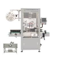China Automatic Shrink Sleeve Label Applicator PVC Label Shrink Sleeve Labeling Machine with Steam Shrink Tunnel for Bottles for sale
