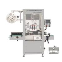 China Factory Semi-Automatic Bottle Neck Sleeve Shrink Band Label Applicator Machine With Steam Tunnel for sale