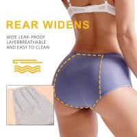China Bamboo Viscose Fabric Leak Proof Period Underwear L-8XL Female  3 Layers for sale