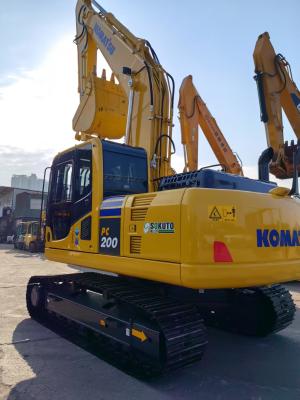 China Komatsu PC200-8 Hydraulic Excavator Fuel Saving For Medium Construction Earthmoving Projects for sale
