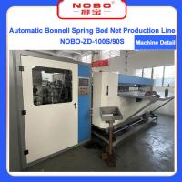 China Automatic Mattress Bonnell Spring Machine Capacity 60 - 90 Sheets / 8 H for sale